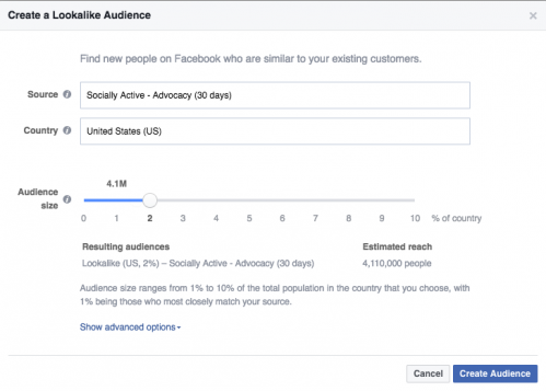 Create Lookalike Audiences from social engagement - a step by step guide